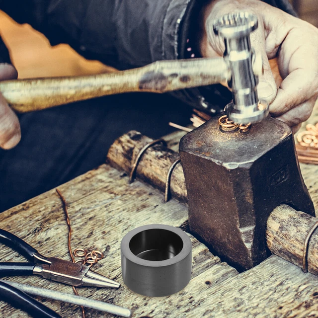 CREUSET EN GRAPHITE, creuset de coulée, creuset en Graphite Portable ...