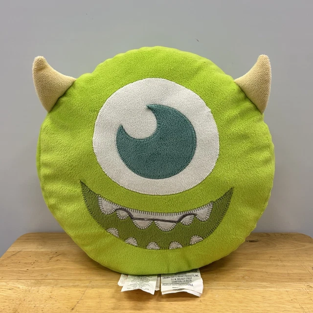 DISNEY MIKE WAZOWSKI Plush Pillow Monsters Inc Pixar Smiling 2013 £15. ...
