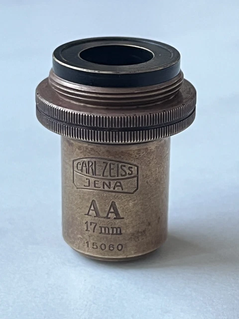 RARE ANTIQUE MICROSCOPE Lenses Carl Zeiss Jena, 17mm £75.91 - PicClick UK