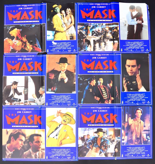 FOTOBUSTE THE MASK jimmy carrey comics fumetto maschera marvel cameron ...