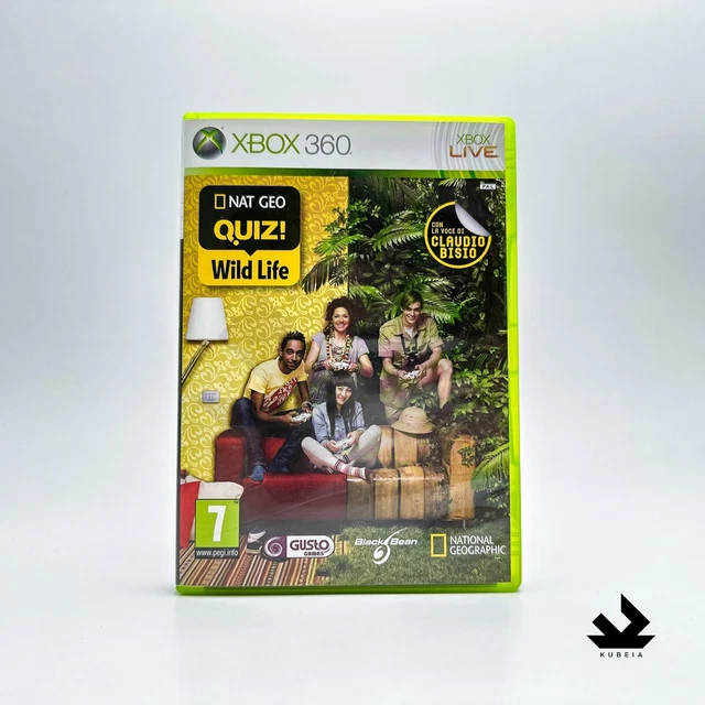 NAT GEO QUIZ! Wild Life 🌍 Completo 🇮🇹 ITA 📚 Microsoft Xbox 360 🎁Idea ...