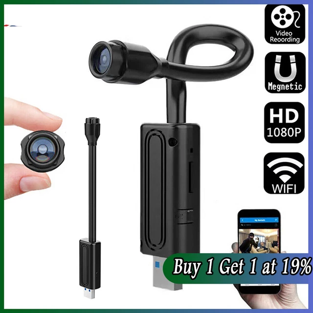 MINI WIRELESS HIDDEN Spy Camera Wifi IP Cam Home Security Night Vision ...