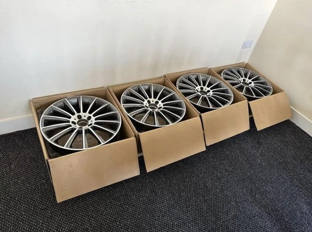 MERCEDES A/C/E CLASS C63 AMG ALLOY WHEEL SET DIAMOND CUT 19" 8.5J/ET45 ...