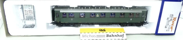 ROCO 45146 DRG AB4ü Express Train Bay 1/2 Kl Ep2 with Light H0 1:87 Ob ...