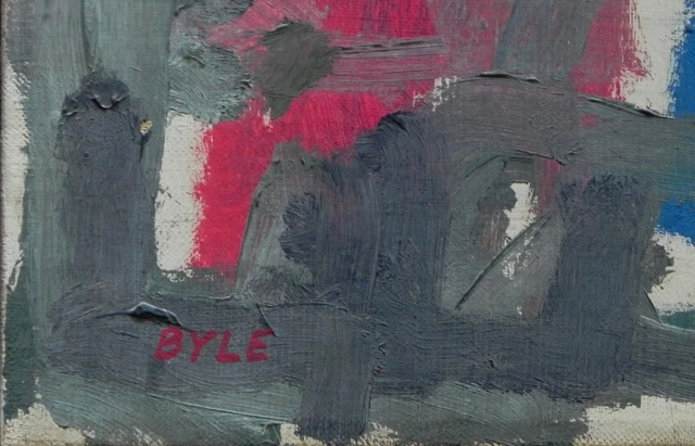 JOHN BYLE: COMPOSITION 1990s/ American Israeli Abstract Expressionism ...