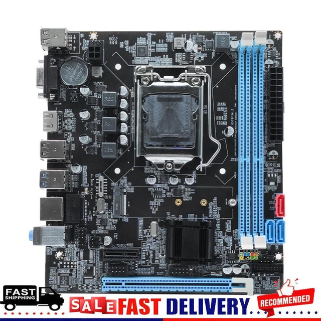B75 MOTHERBOARD I/O PS/2 Keyboard Mouse Port 16GB Micro-ATX Computer ...