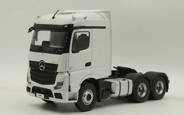 1/24 SCALE MERCEDES Benz Actros Truck Tractor White Diecast Model Toy ...