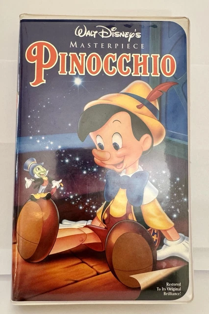 WALT DISNEY'S MASTERPIECE PINOCCHIO 1995 VHS #239 $25.00 - PicClick CA