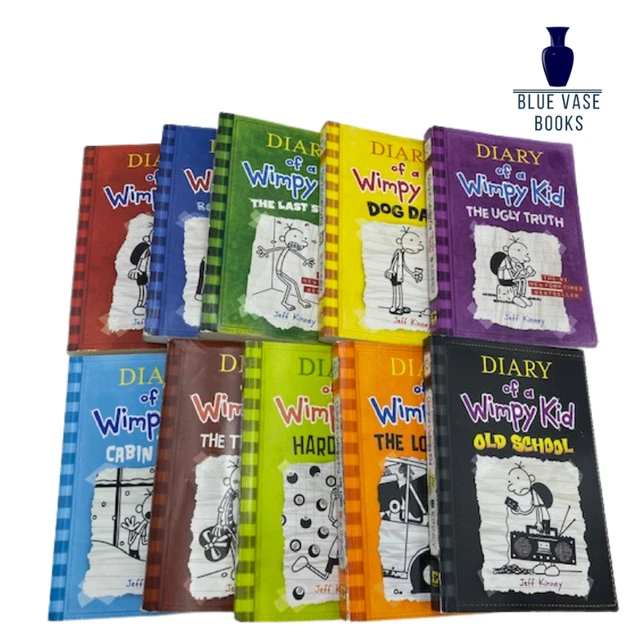 COMPLETE 1-10 DIARY of a Wimpy Kid book lot kids book Hardcover ...