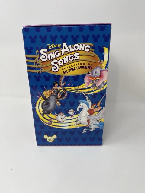 DISNEY SING ALONG Songs: Collection of All-Time Favorites VHS Boxed Set ...