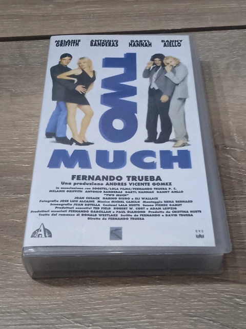 VHS TWO MUCH (1995) Melanie Griffith - Antonio Banderas - R.c.s. - EUR ...