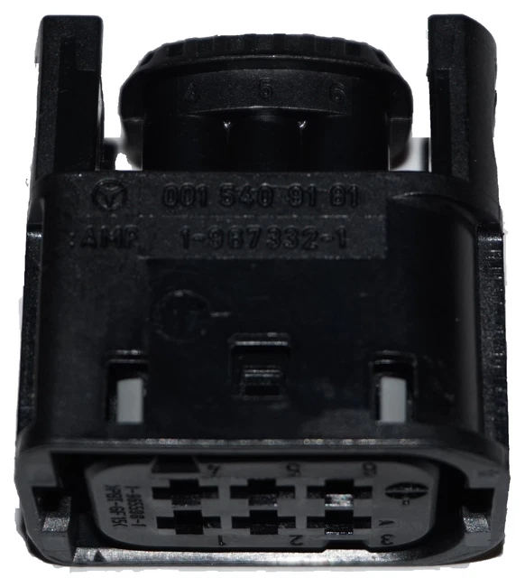 MERCEDES CÂBLAGE CONNECTEUR Prise Terminal Boîtier 6 Mât A0015409181 ...
