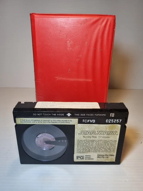RARE STAR WARS (A NEW HOPE) Beta Betamax Video Tape Vintage 1977 PAL ...