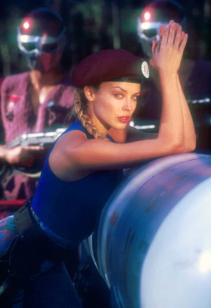 AUSTRALIAN SINGER KYLIE Minogue in Street Fighter on August 11, - Old ...