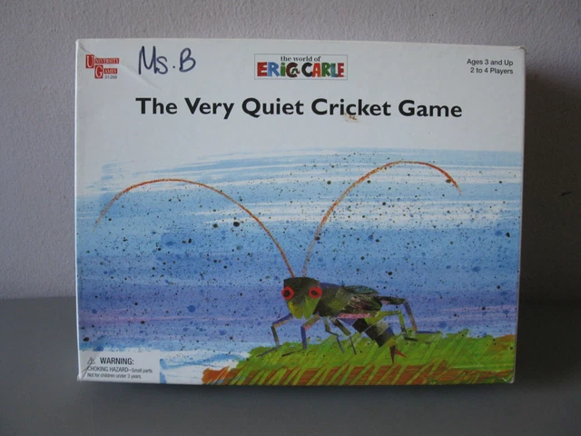 2 ERIC CARLE The Very Hungry Caterpillar & Very Quiet Cricket Board ...