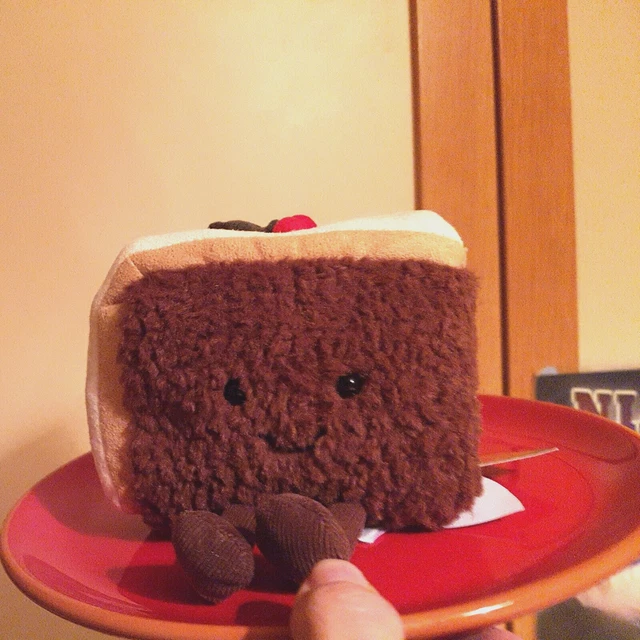 JELLYCAT AMUSEABLE CHRISTMAS Cake slice soft toy (Tagged) £25.00 ...