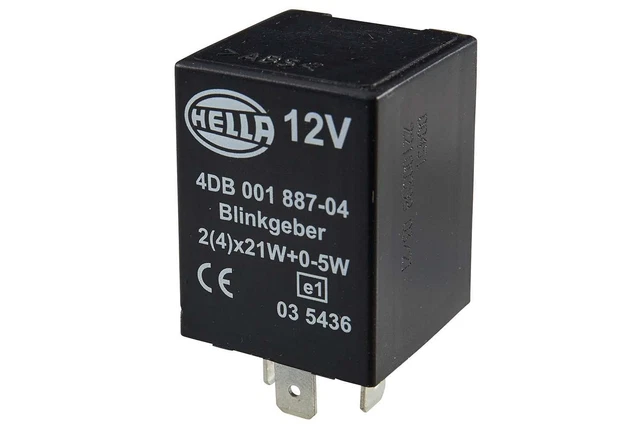 HELLA FLASHER UNIT 12V 4-pin connector 4DB 001 887-041 £22.99 - PicClick UK