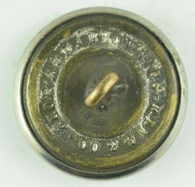 1850S OLD ENGLISH A Military Artillery Style Original Uniform Button ...