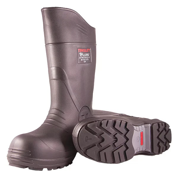 TINGLEY MEN'S FLITE Tall Rubber Boots, Composite Toe, 15" Height, Black ...