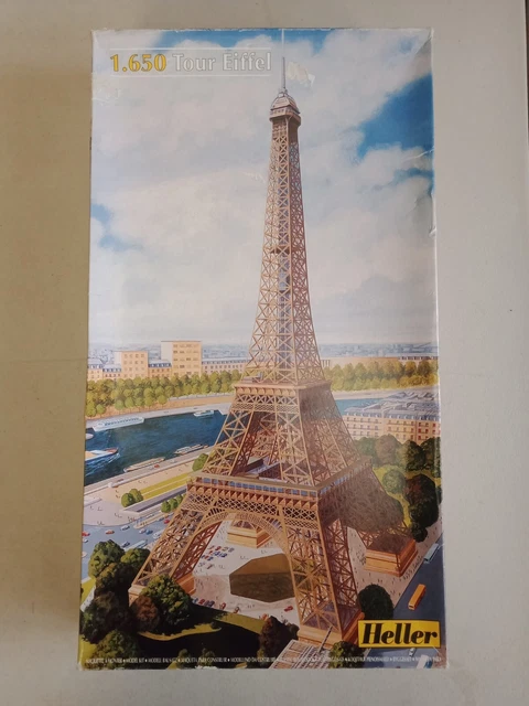 TOUR EIFFEL TOWER Model Kit Heller New Complete 1/650 Scale Made in ...