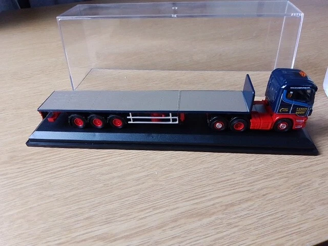 OXFORD 76SHL01FT SCANIA Highline Flatbed Trailer Ian Craig Haulage ...