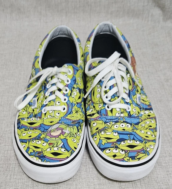 VANS DISNEY PIXAR Toy Story ERA Alien Glow in the Dark Skate Shoes Men ...