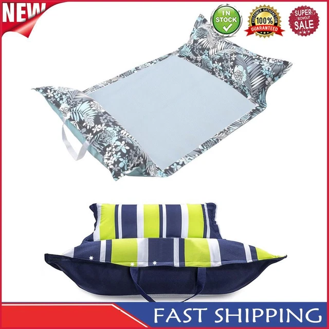 PVC INFLATABLE FOLDABLE Floating Row Swimming Pool Water Hammock Air ...