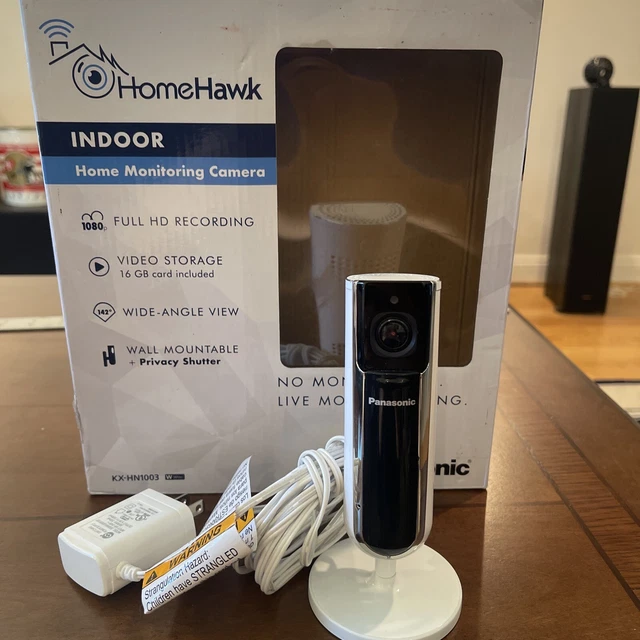 PANASONIC HOMEHAWK INDOOR 1080p HD Smart Home Monitoring Camera With ...
