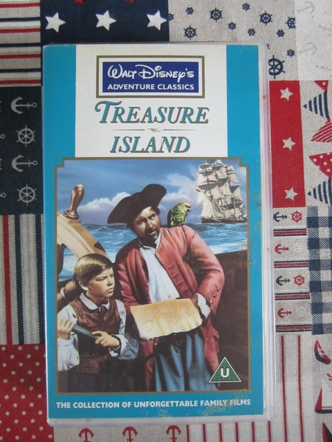 WALT DISNEY'S TREASURE Island Film Starring Bobby Driscoll Vhs Video ...
