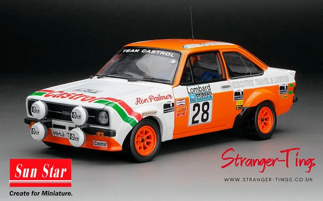 SUNSTAR FORD ESCORT RS1800 #28 M.Wilson/R.Palmer RAC Rally 1978 4857R 1 ...
