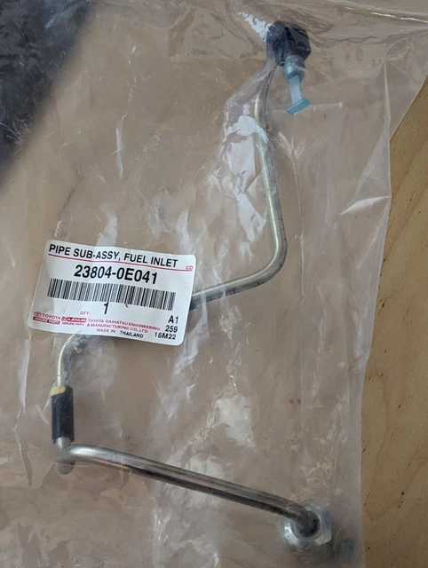 NEW GENUINE TOYOTA Hilux 2016-on Fuel Inlet Pipe 23804-0E041 £34.99 ...