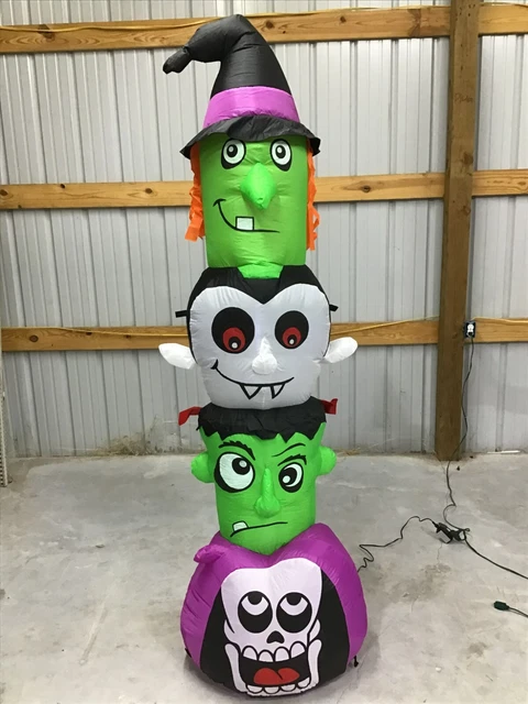7FT GEMMY AIRBLOWN Inflatable Prototype Halloween Totem Pole #73792 EUR ...