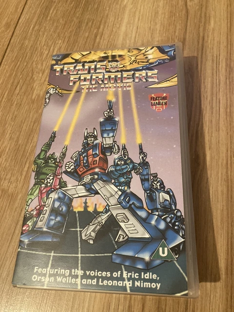 TRANSFORMERS THE MOVIE Vhs 1986 Cartoon Retro Old Maverick 1986 Vtg £15 ...
