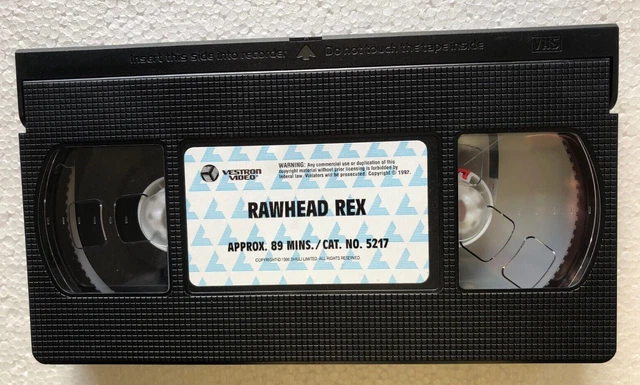 RAWHEAD REX - 1986 VHS NTSC US VIDEO (Clive Barker Horror Story ...