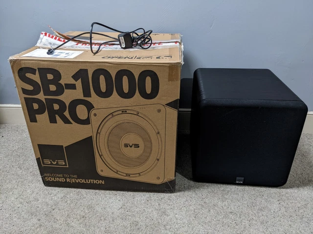 SVS SB-1000 PRO Subwoofer - Black Ash £375.00 - PicClick UK