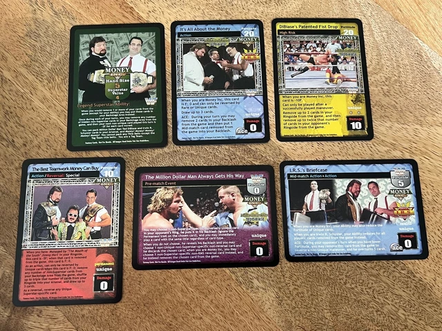 MONEY INC - 6 FOIL Virtual Set Cards - WWE Raw Deal £9.00 - PicClick UK