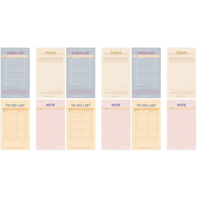 SET OF 3 To-do Note Paper Work Office Notebook Plan Notepad £73.78 ...