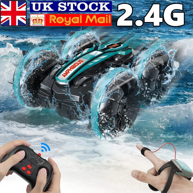 RC WATER & Land Off-Road Truck 2.4G 4WD Remote Control Amphibious Stunt ...
