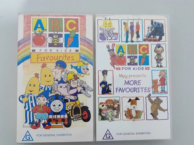 VHS TAPES - 2 Abc For Kids Favourites $29.00 - PicClick AU