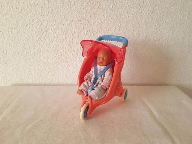 ZAPF BABY BORN Mini World, Puppe mit Sportwagen EUR 8,00 - PicClick DE