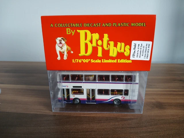 BRITBUS ALEXANDER R Type Scania 113 First Bus Pmt . '72 Liverpool' Cat ...