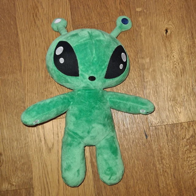 IKEA GREEN ALIEN Soft Stuffed Toy Plushies (L1) Aftonsparv Space Theme ...