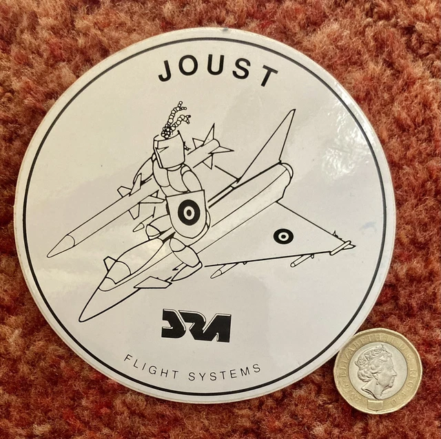 VINTAGE MILITARY AIRCRAFT / Aviation Sticker - Joust DRA Flight Systems ...