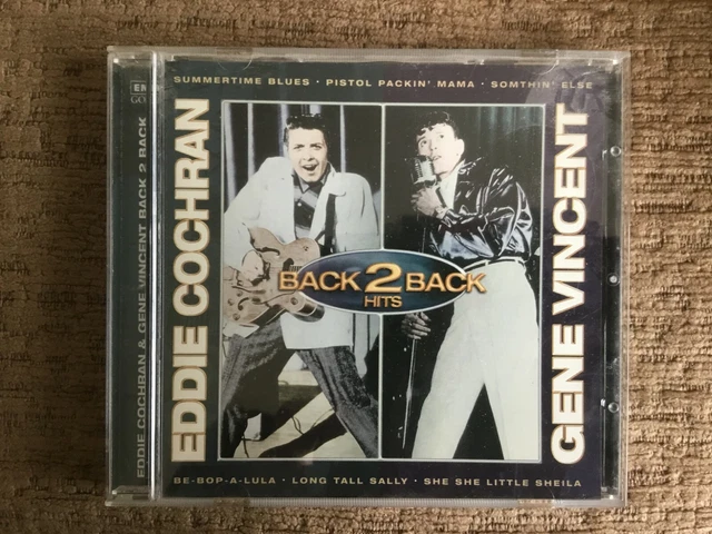 BACK 2 BACK Hits by Eddie Cochran/Gene Vincent (CD, 1998) £3.99 ...