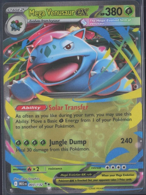 POKÉMON TCG | Mega Evolution | Mega Venusaur 003/132 | NM $3.49 ...