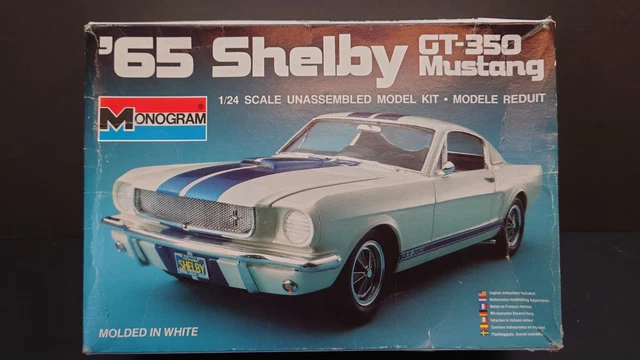 MONOGRAM 1965 FORD Mustang Started - 1/24 Scale Model Kit Collection ...