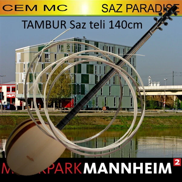 TAMBUR TAMBUR LANGHALS Uzunsap Saz Baglama Teli 7 Saiten EUR 15,99 ...