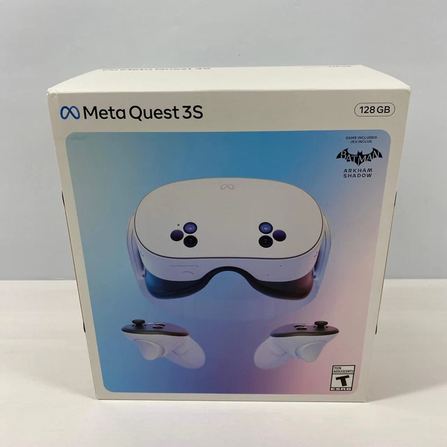 NEW META QUEST 3S 128GB Standalone All-in-One VR Headset MC-1204060-03 ...