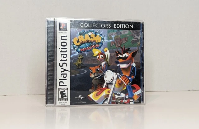CRASH BANDICOOT 3 Warped Collector's Edition PS1 Manual Case And Disc ...