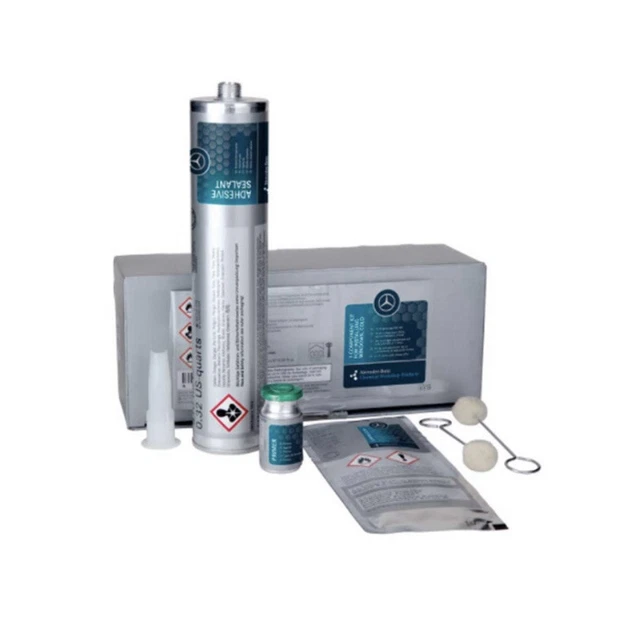 MERCEDES-BENZ SCHEIBENKLEBER SET 1K A0009894905 Original Kaltkleber Neu ...